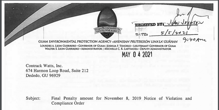 Guam Environmental Protection Agency Ahensian Pruteksión Lina'la ...